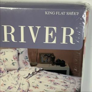 Dan River | Bedding | Vintage Dan River Sheet King Flat Spring Spray ...